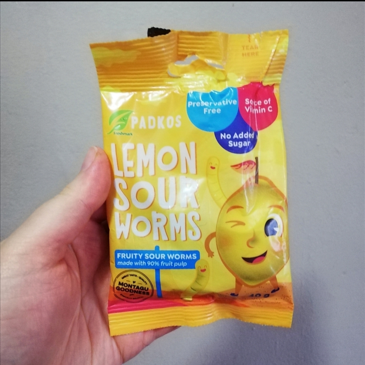 lemon sour worms from Freshmark - Vegan Product Reviews & Ratings ...