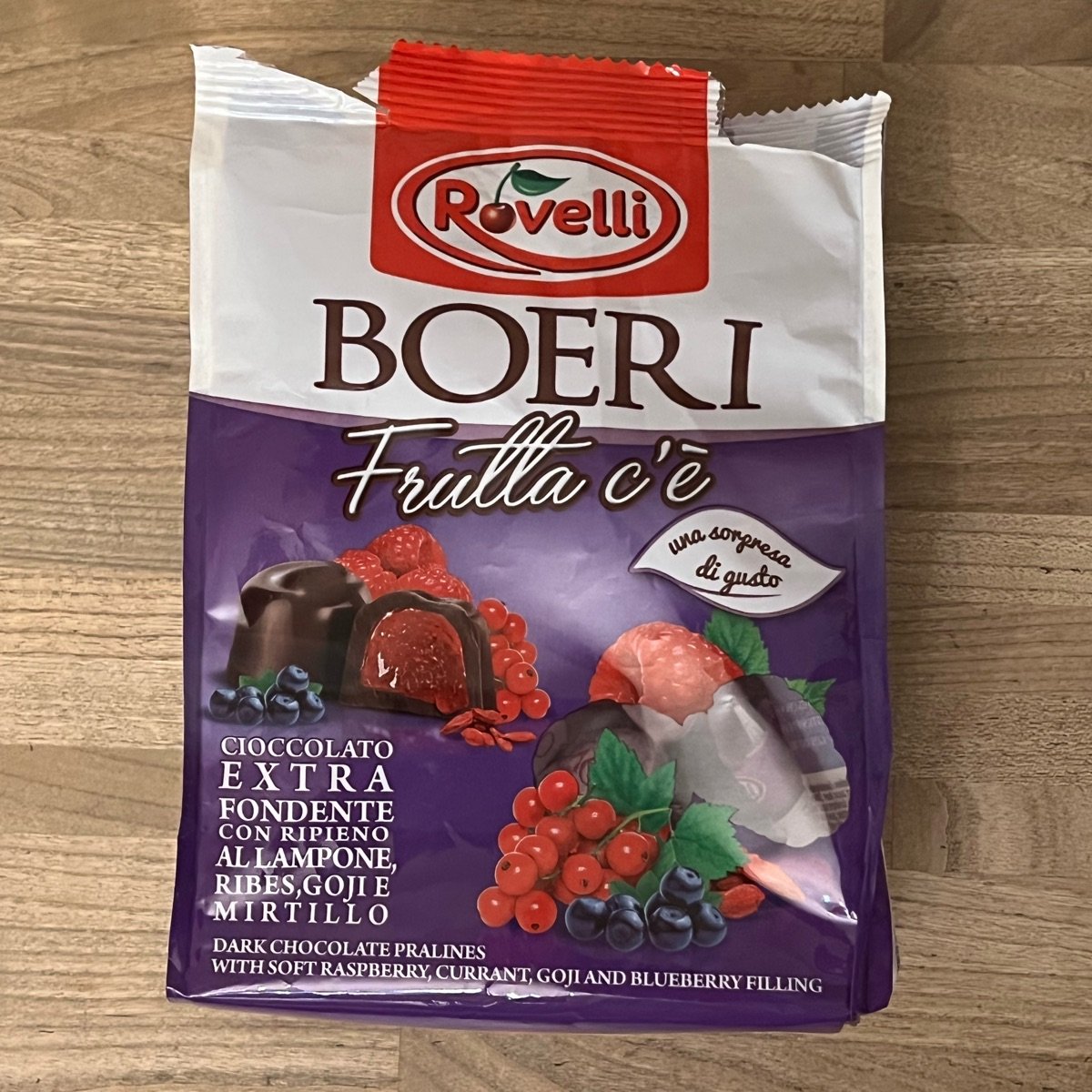 Boeri Frutta C’è ai Frutti Rossi from Rovelli - Vegan Product Reviews ...