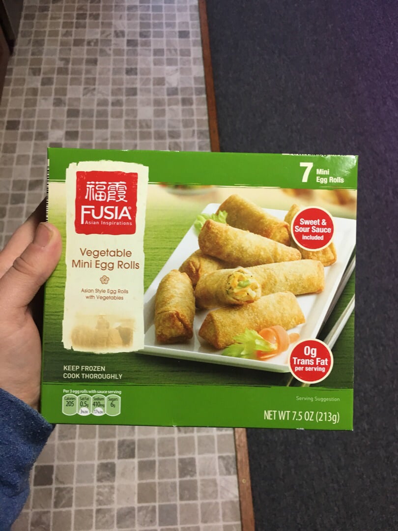 ALDI Fusia Vegetable Mini Vegan Egg Rolls Reviews | abillion
