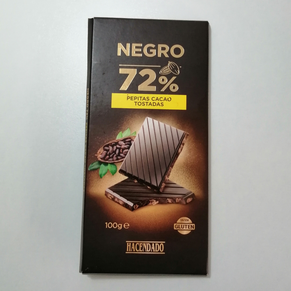 Hacendado Chocolate Con Pepitas De Cacao 72% Reviews | abillion