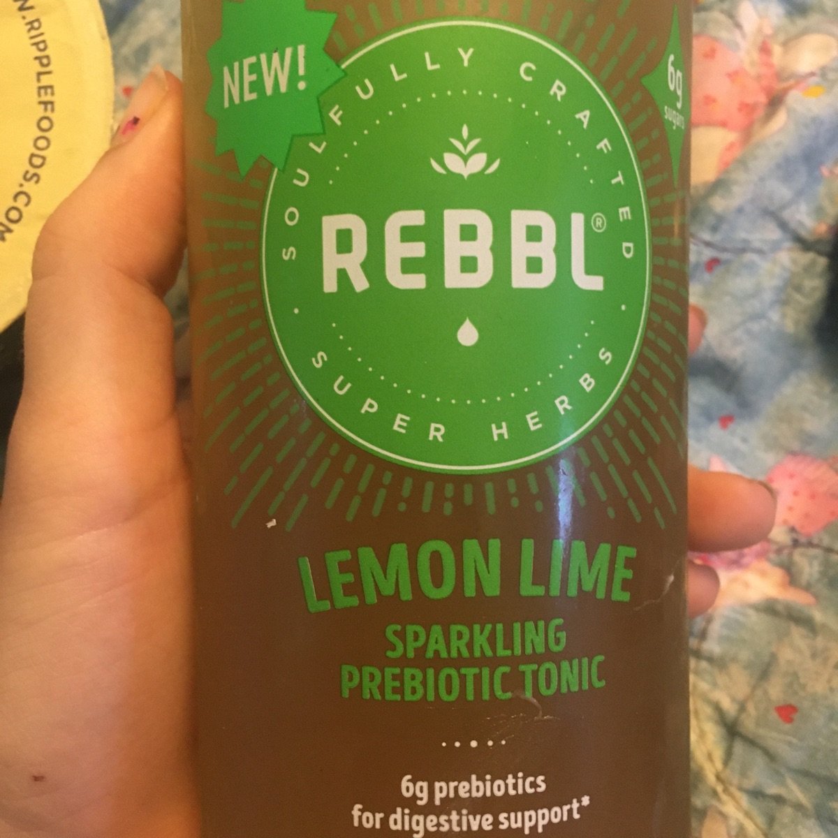 Lemon Lime Sparkling Probiotic from REBBL - Vegan Product Reviews ...