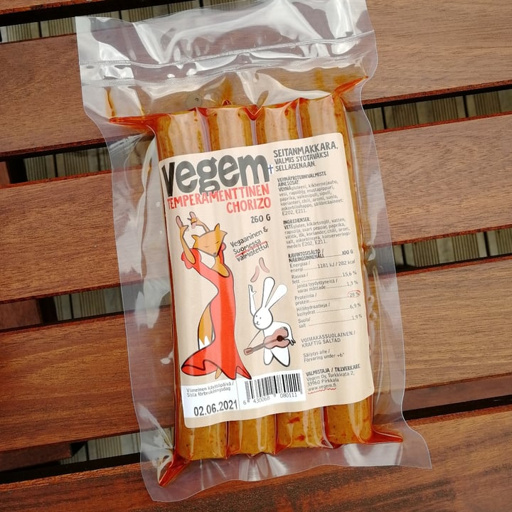 Vegem Temperamenttinen Chorizo Review | abillion