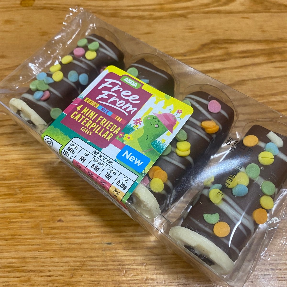 Frieda Caterpillar Cakes from Asda Free From - Vegan Product Reviews ...