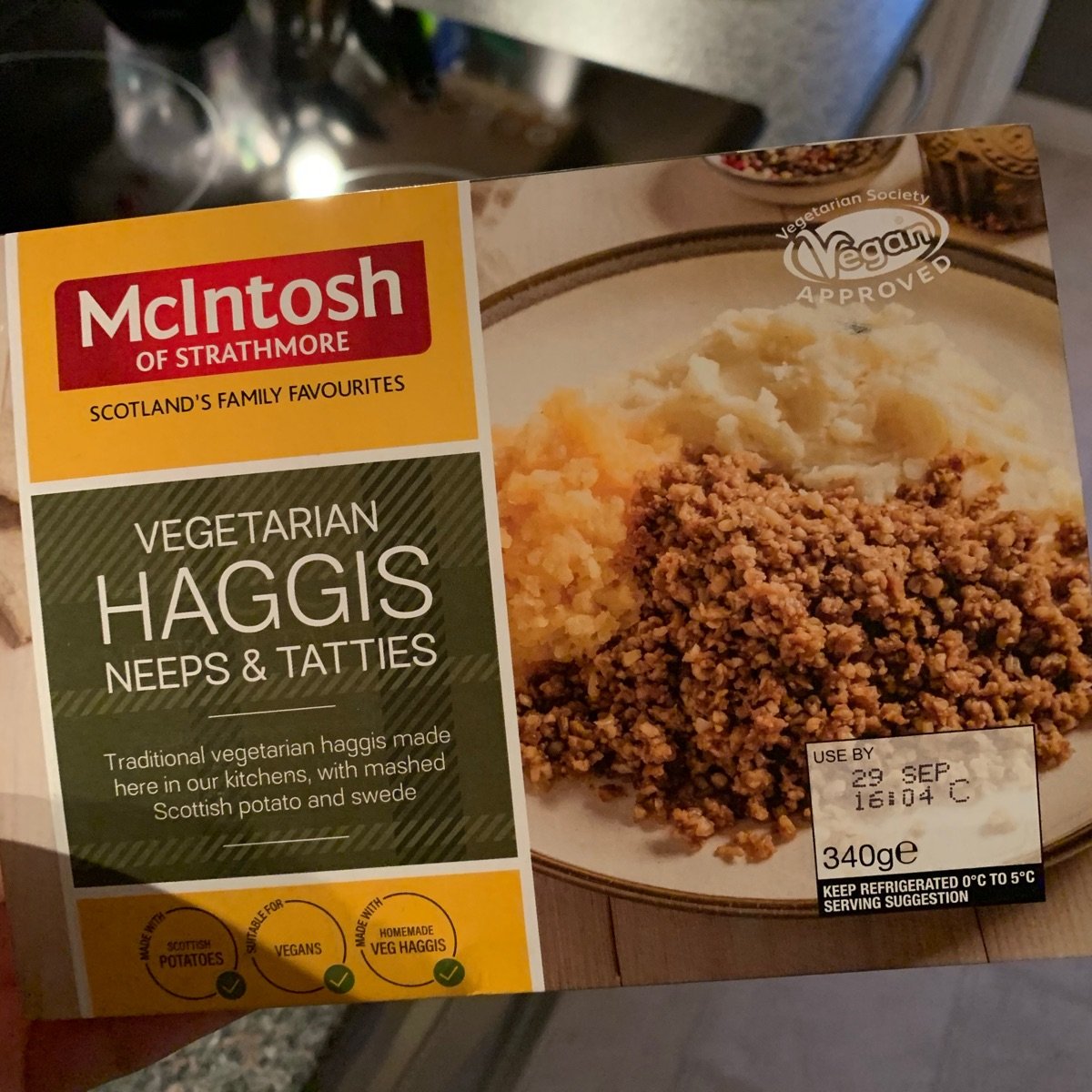 Haggis, Neeps & Tatties from McIntosh Foods - Vegan Product Reviews ...