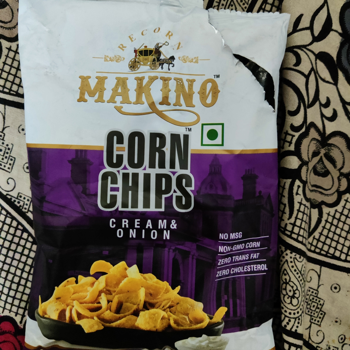 Corn Chips Cream & Onion from Makino - Vegan Product Reviews & Ratings ...