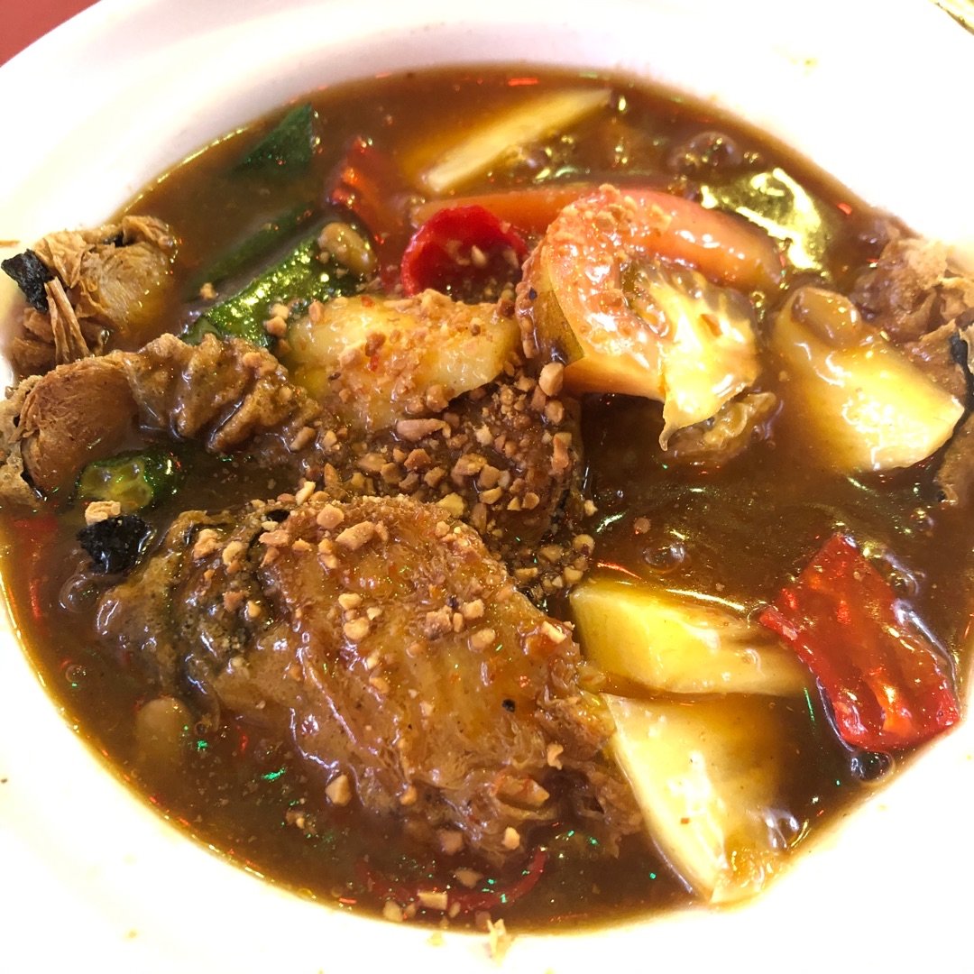 Claypot Assam Fish at Hup Seng Heng Vegetarian, Singapore - Vegan Dish ...
