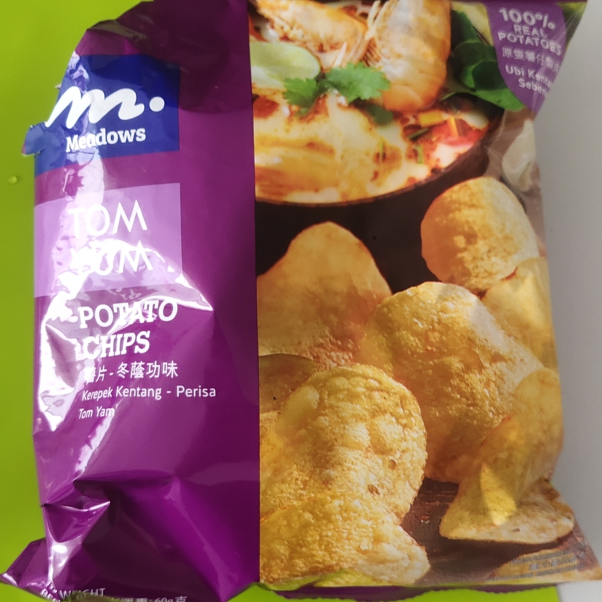 Reseñas de Tom Yum Potato Chips por Meadows | abillion