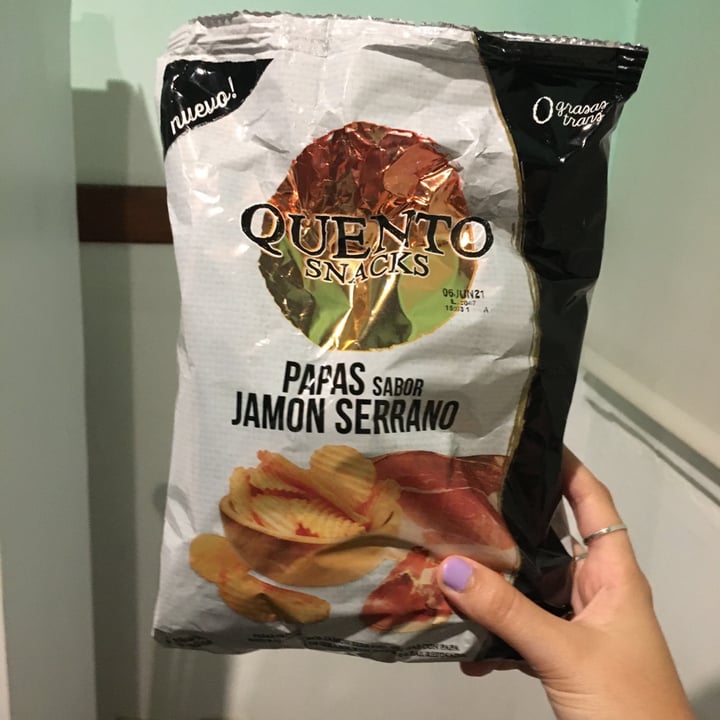 Quento Snacks Papas sabor Jamón Serrano Review | abillion