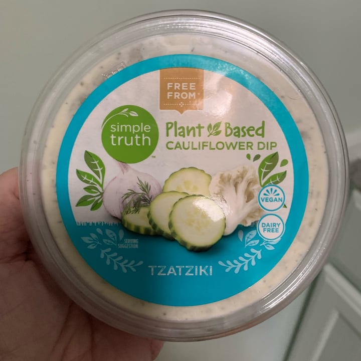 Simple Truth Plant Based Cauliflower Dip Tzatziki Review | abillion