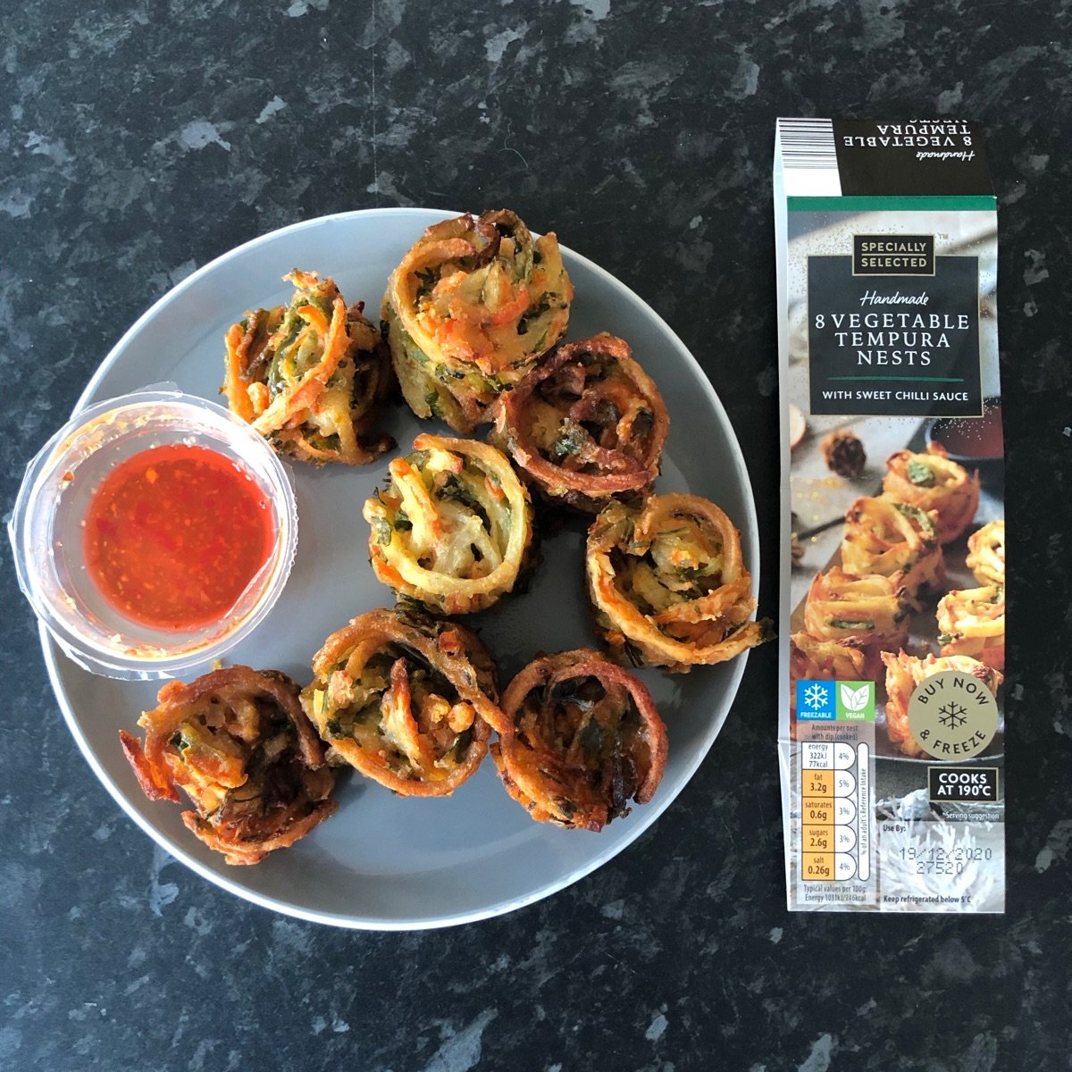Vegetable Tempura Nests from ALDI Specially Selected - Vegan Product ...