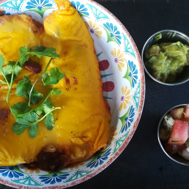 The Fat Cactus Mowbray Cape Town, South Africa Enchilada Vegan Review ...