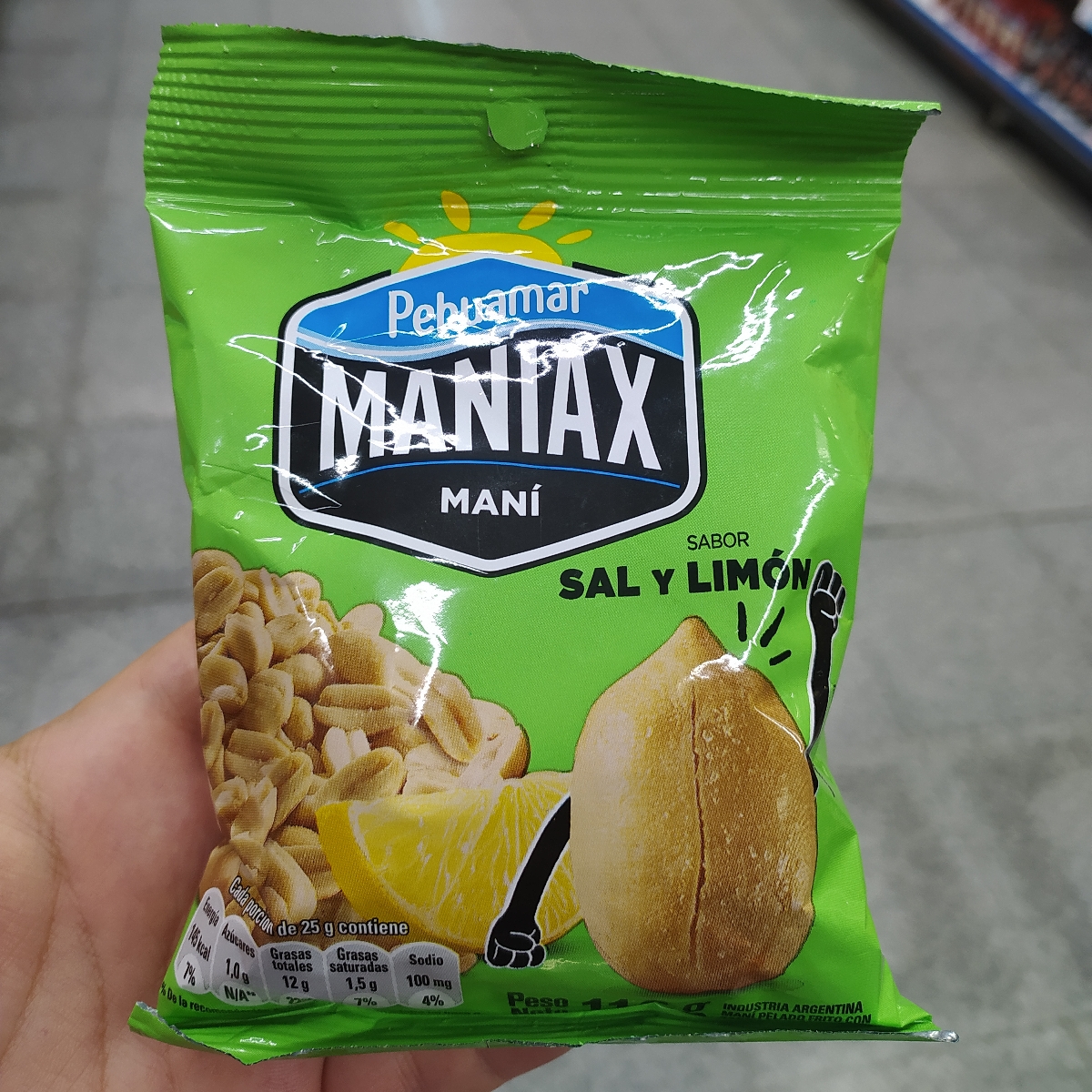 Mani Con Limon Y sal from Pehuamar - Vegan Product Reviews & Ratings ...