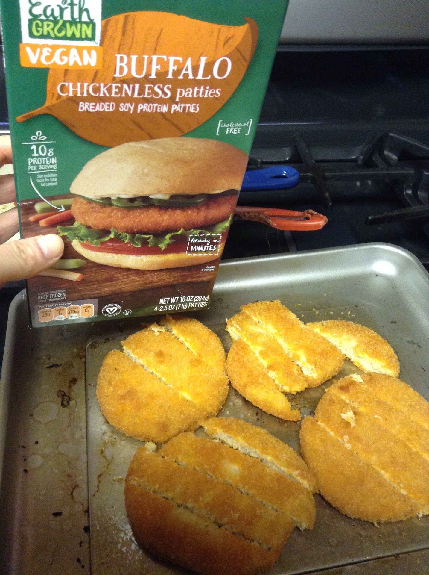 Barbecue Chickenless Patties from Earth Grown - Vegan Product Reviews ...