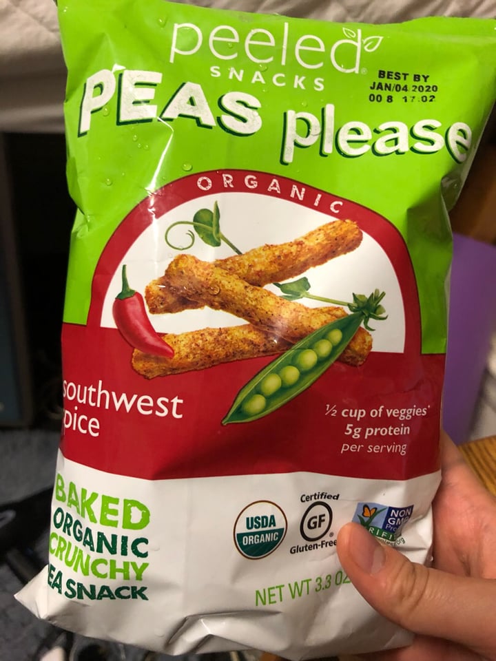 Peeled Snacks Peas Please - Southwest Spice Review | abillion