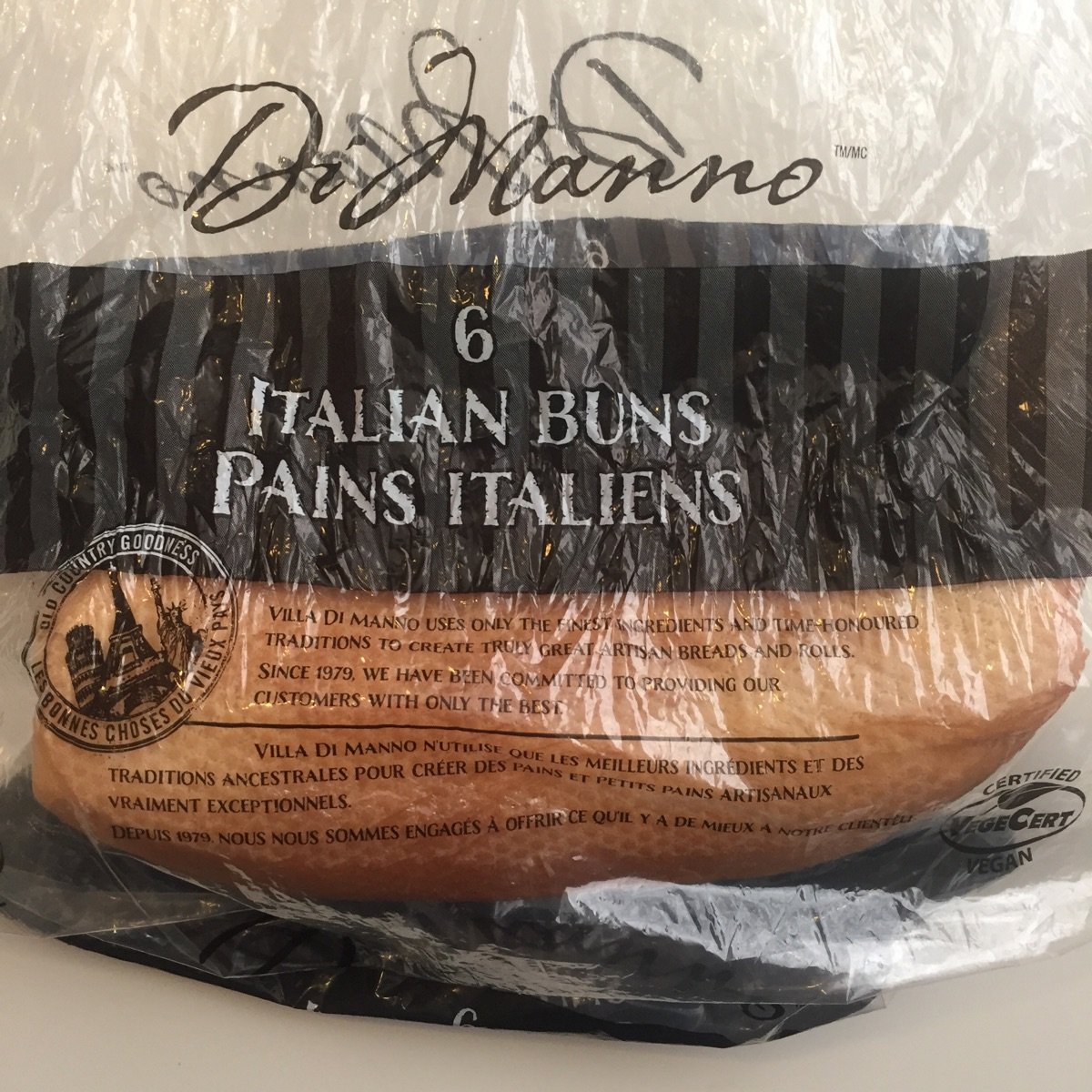 Italian Buns from Villa di Manno Bakery - Vegan Product Reviews ...