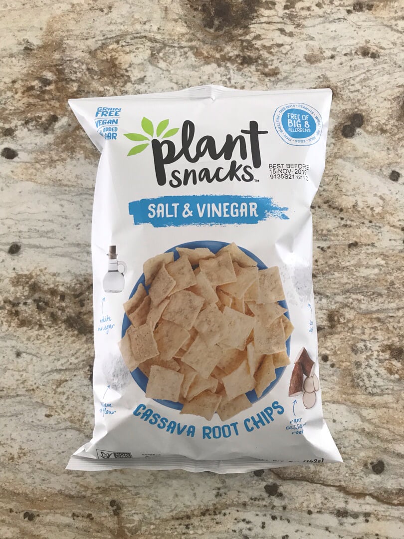 Salt & Vinegar Cassava Root Chips from Plant Snacks - Vegan Product ...