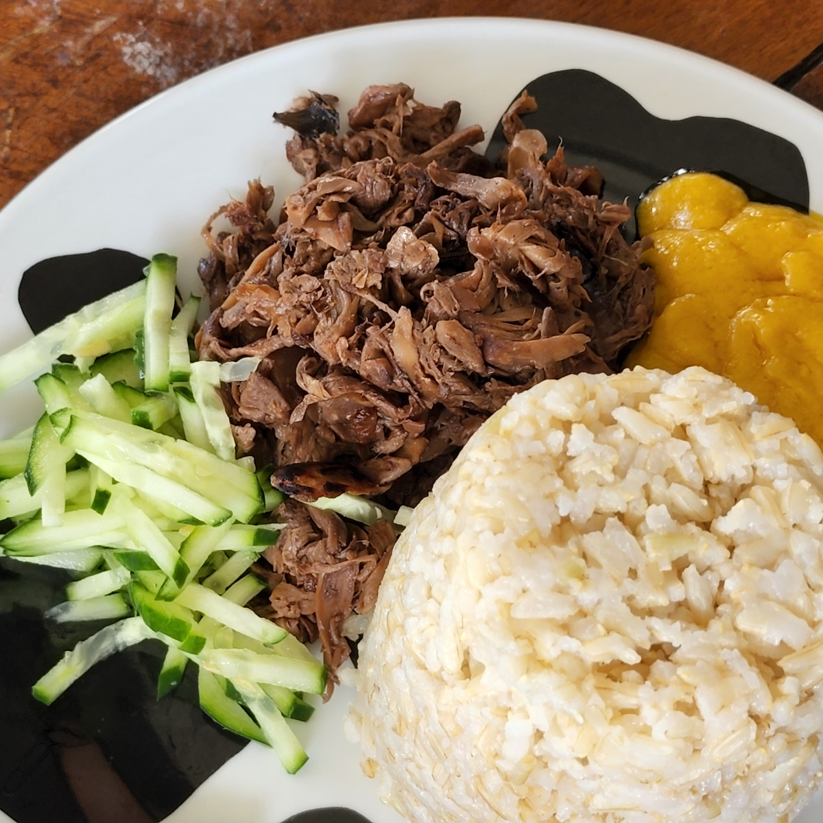 Jackfruit Adobo with Vegan Egg Yolk from The Real Happy Cow - Vegan ...