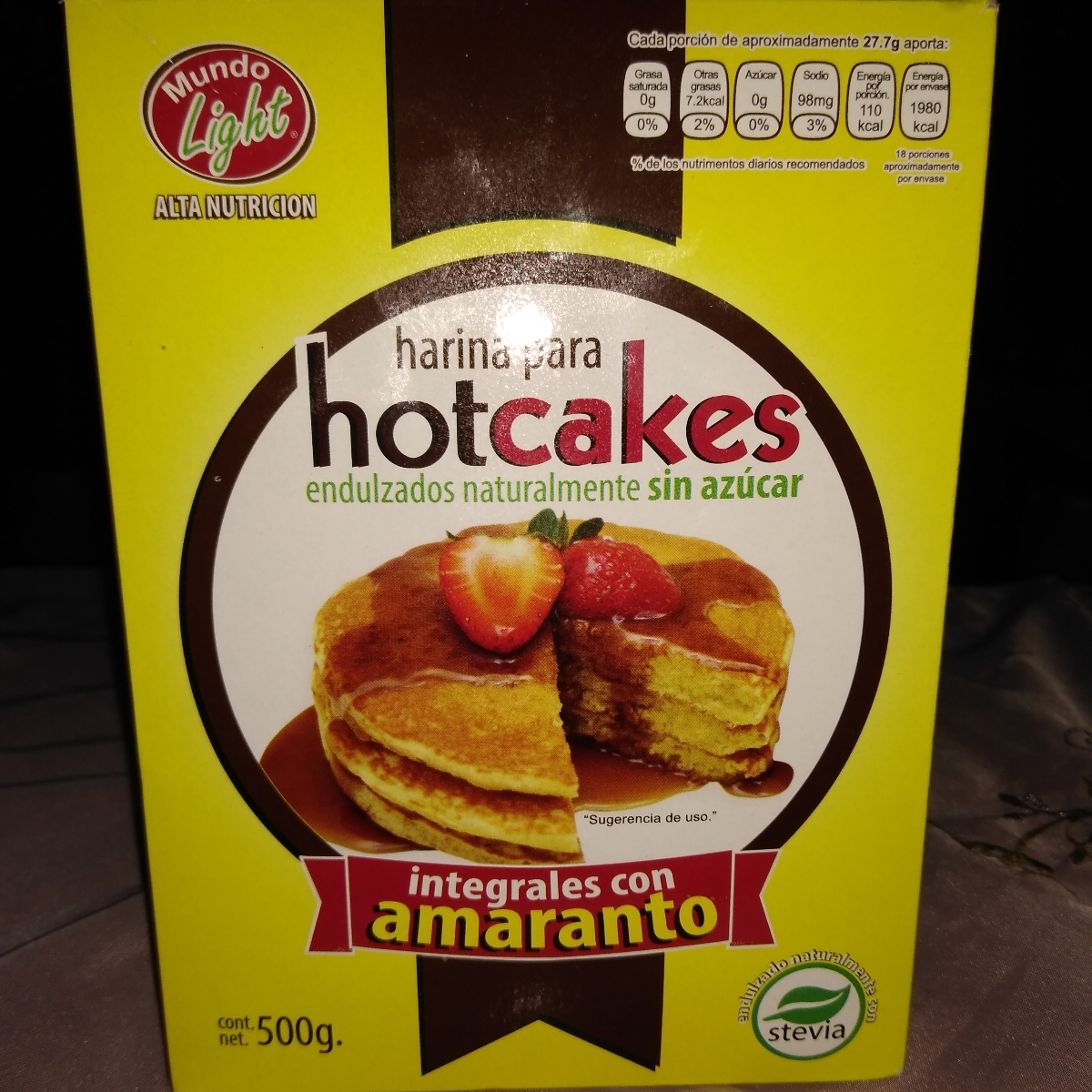 Harina para Hotcakes from Mundo light - Vegan Product Reviews & Ratings ...