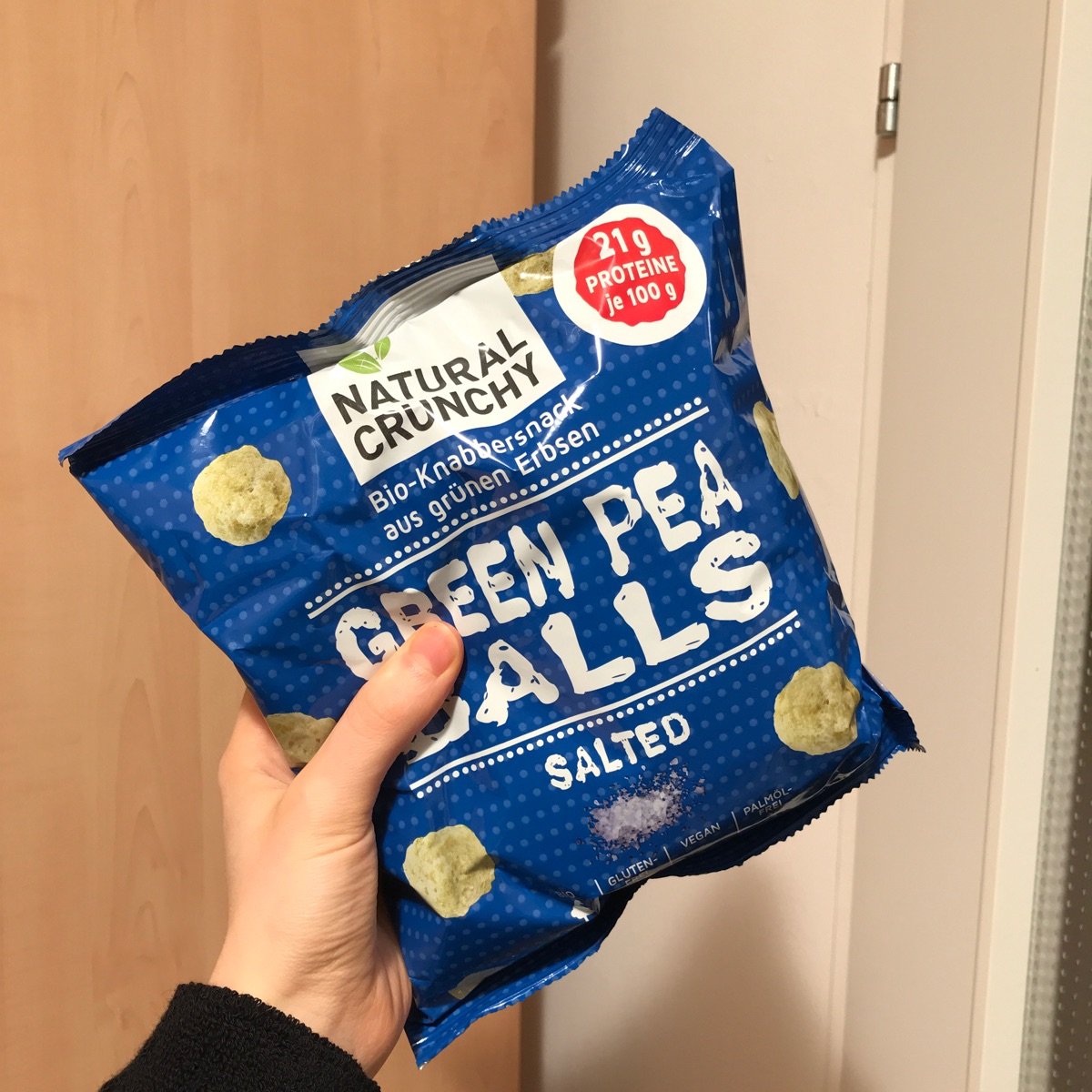 green pea balls salted from natural crunchy - Vegan Product Reviews ...