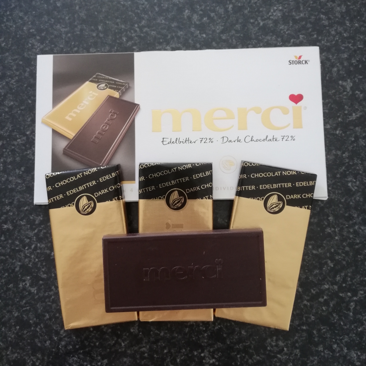 Dark Chocolate from Merci - Vegan Product Reviews & Ratings | abillion