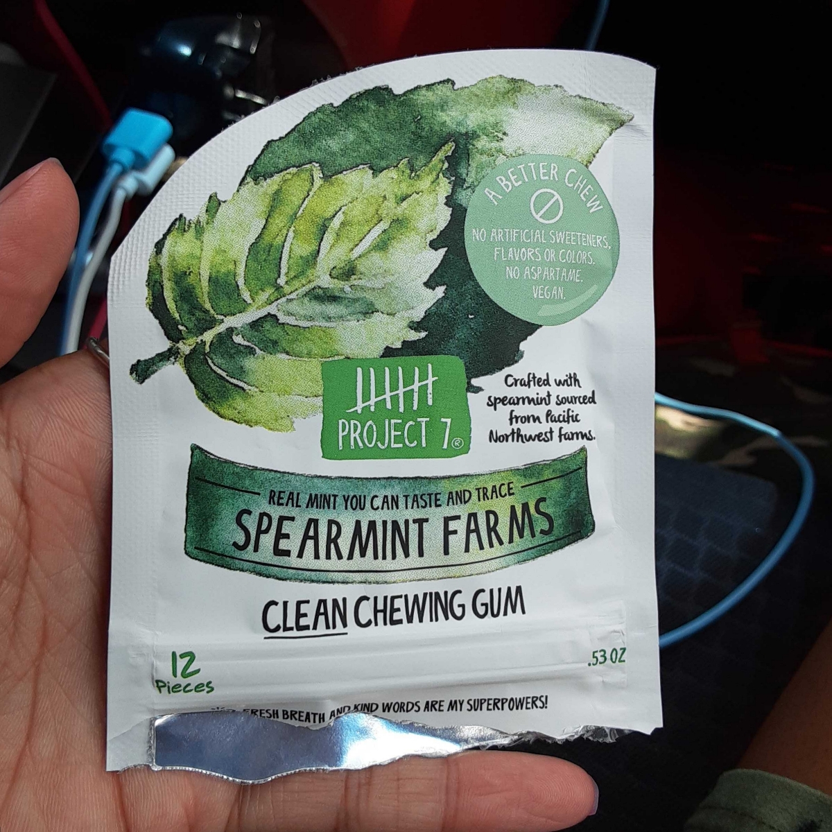 Spearmint Farms Clean chewing gum from Project 7 - Vegan Product ...