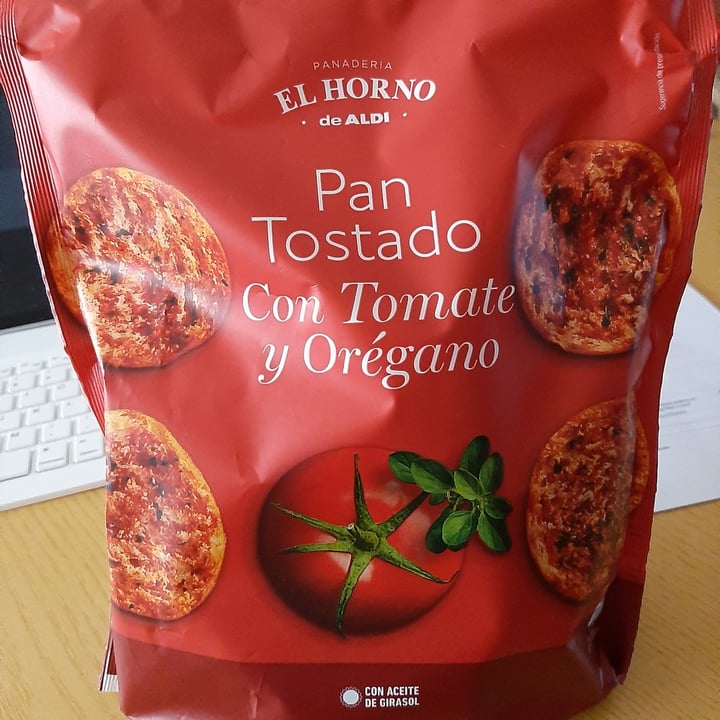 El Horno de Aldi Pan tostado con tomate y orégano Review | abillion