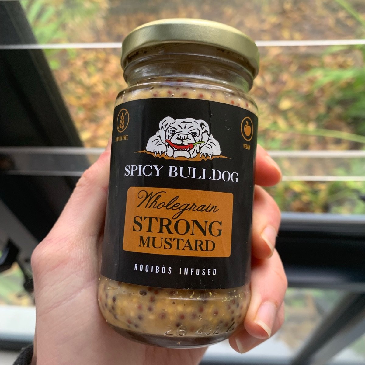 Whole grain Strong Mustard from Spicy bulldog - Vegan Product Reviews ...