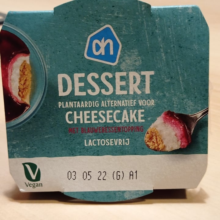 Albert Heijn AH dessert Plantaardig alternatief voor cheesecake met ...