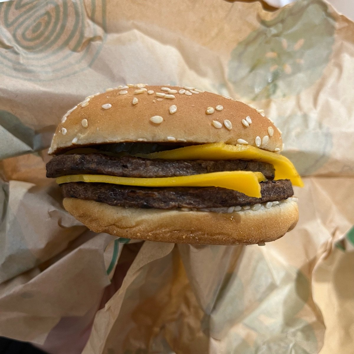 Plant-Based Bakon Double Cheezeburger from Burger King - Vegan Product ...
