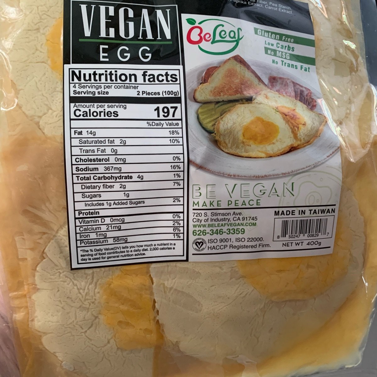 Vegan Egg from BeLeaf Vegan - Vegan Product Reviews & Ratings | abillion