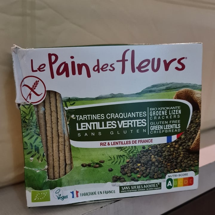 Le Pain des Fleurs Organic Green Lentils Crispbread Review | abillion