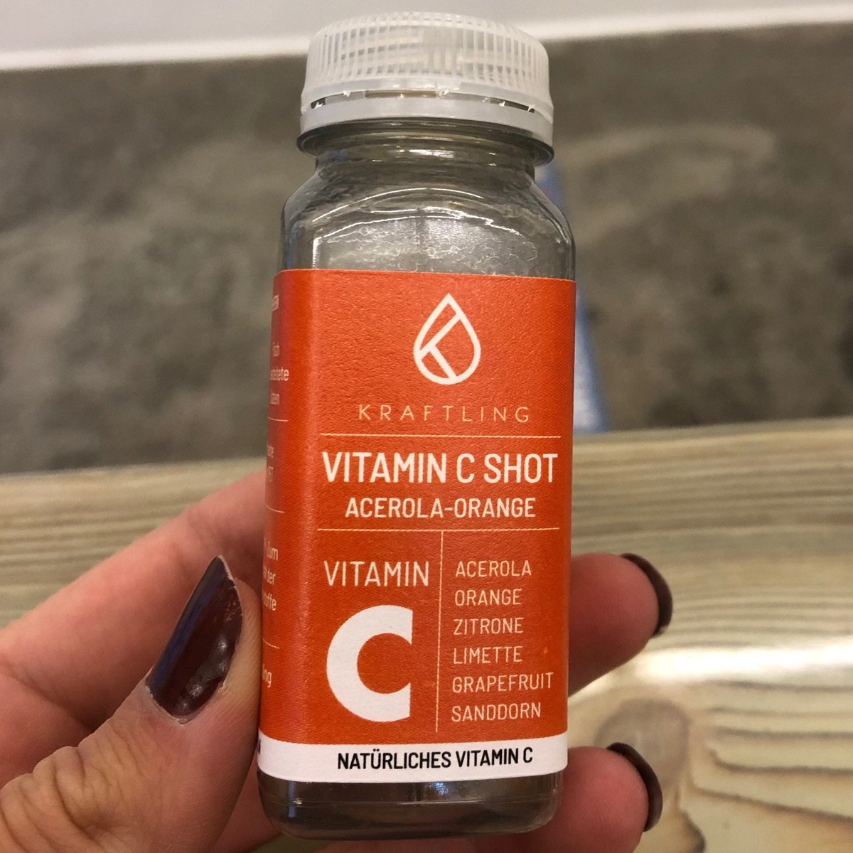 Vitamin C shot from Kraftling - Vegan Product Reviews & Ratings | abillion