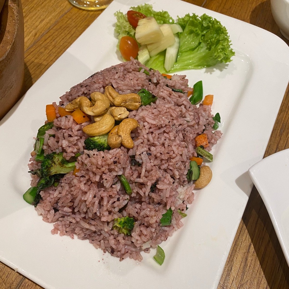 Olive Fried Rice at Bali Thai (Ngee Ann City), Singapore - Vegan Dish ...