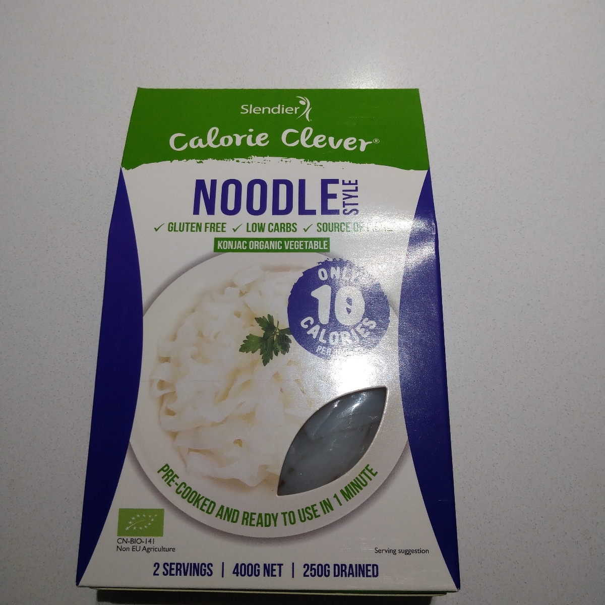 Konjac noodles from Slendier - Vegan Product Reviews & Ratings | abillion