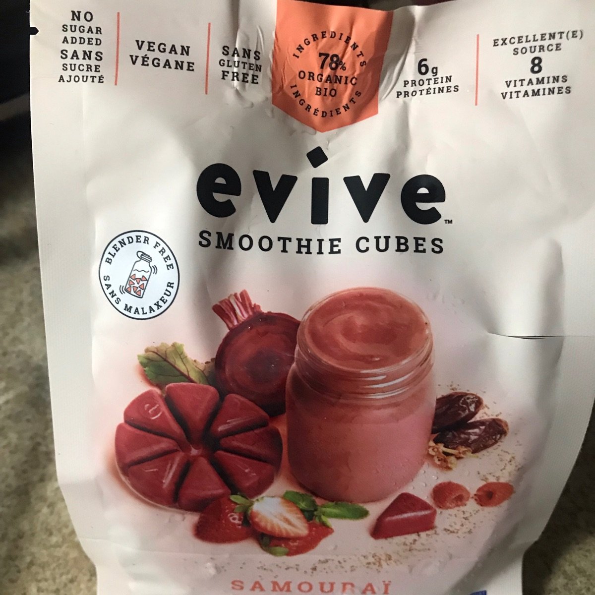 Smoothie Cubes - Samourai Flavour from Evive - Vegan Product Reviews ...