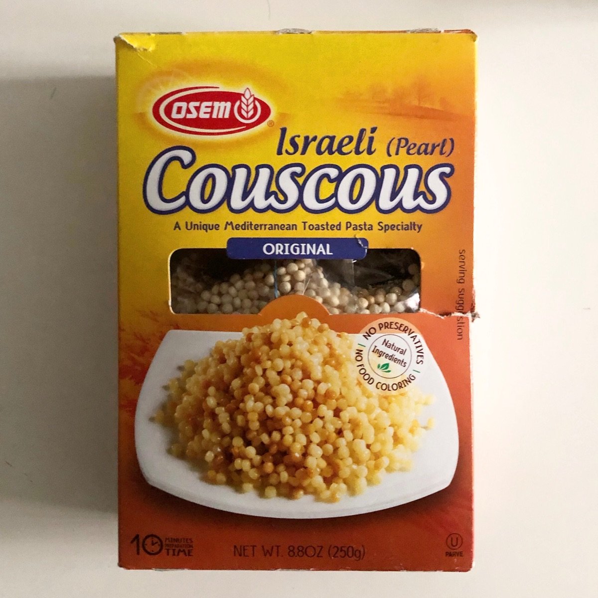 Israeli (pearl) couscous, original from Osem - Vegan Product Reviews ...