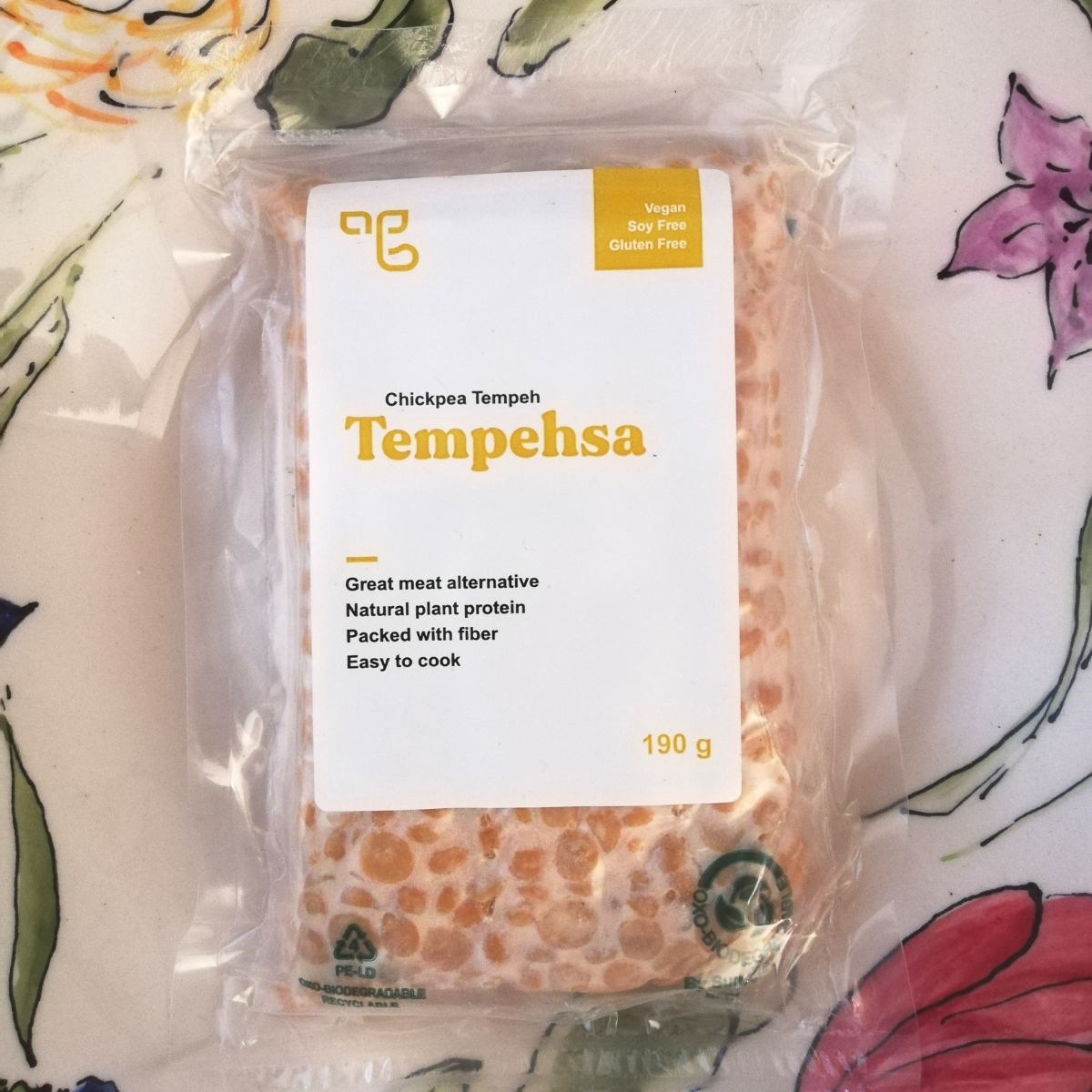 Chickpea tempeh from Tempehsa - Vegan Product Reviews & Ratings | abillion