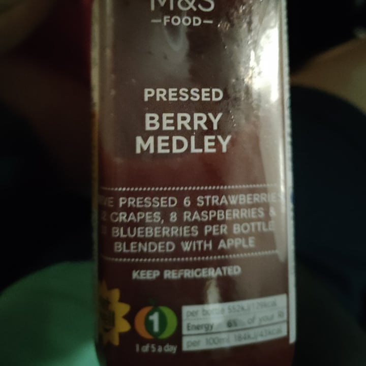 Marks & Spencer Food (M&S) Pressed Berry Medley Review | abillion