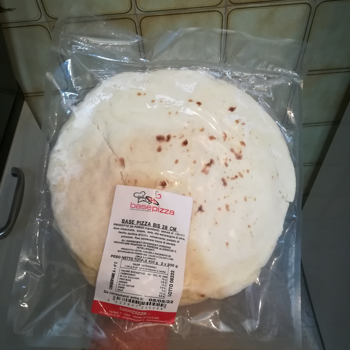 Base pizza bis 28 cm from Basepizza - Vegan Product Reviews & Ratings ...