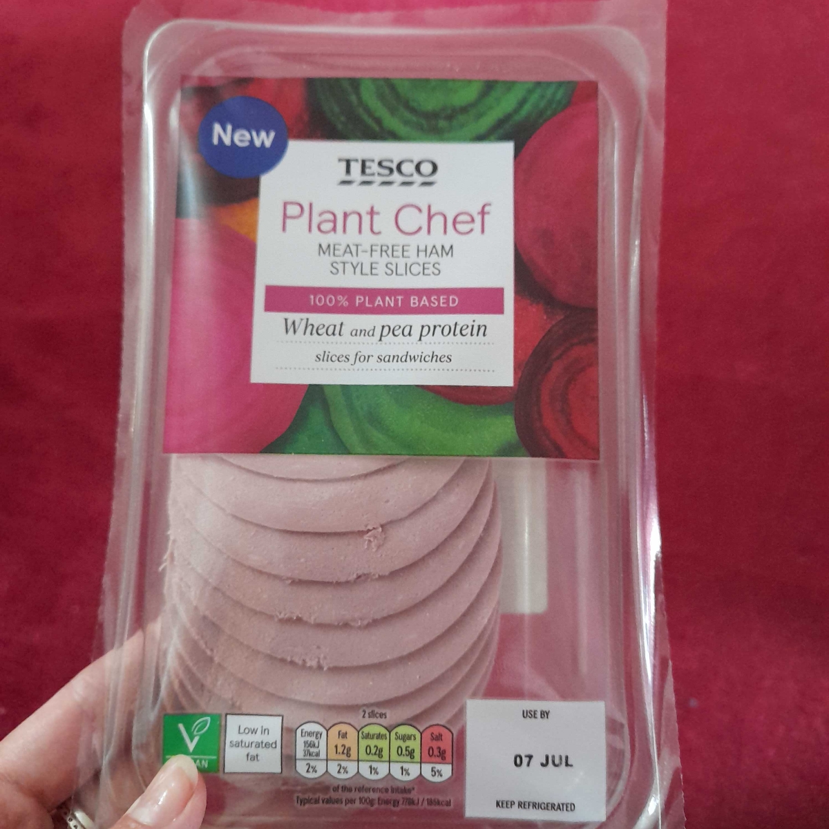 Meat free ham style slices from Tesco Plant Chef - Vegan Product ...