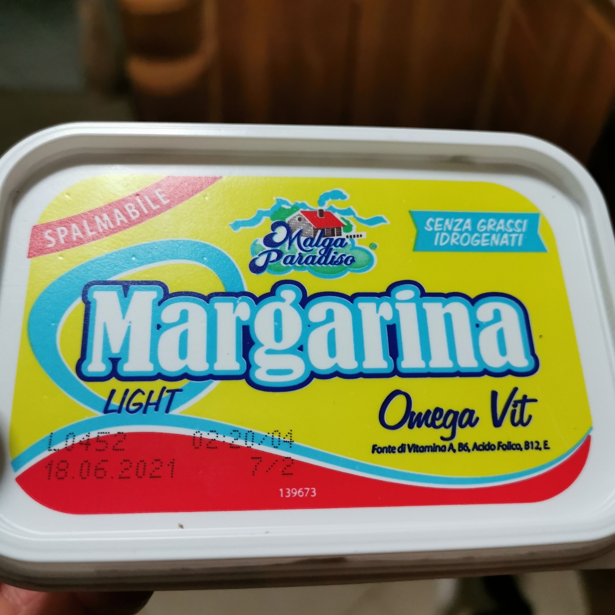 Margarina light from Malga paradiso - Vegan Product Reviews & Ratings ...