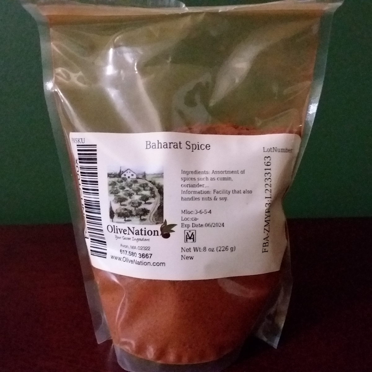 Baharat Spice from Olive nation - Vegan Product Reviews & Ratings ...
