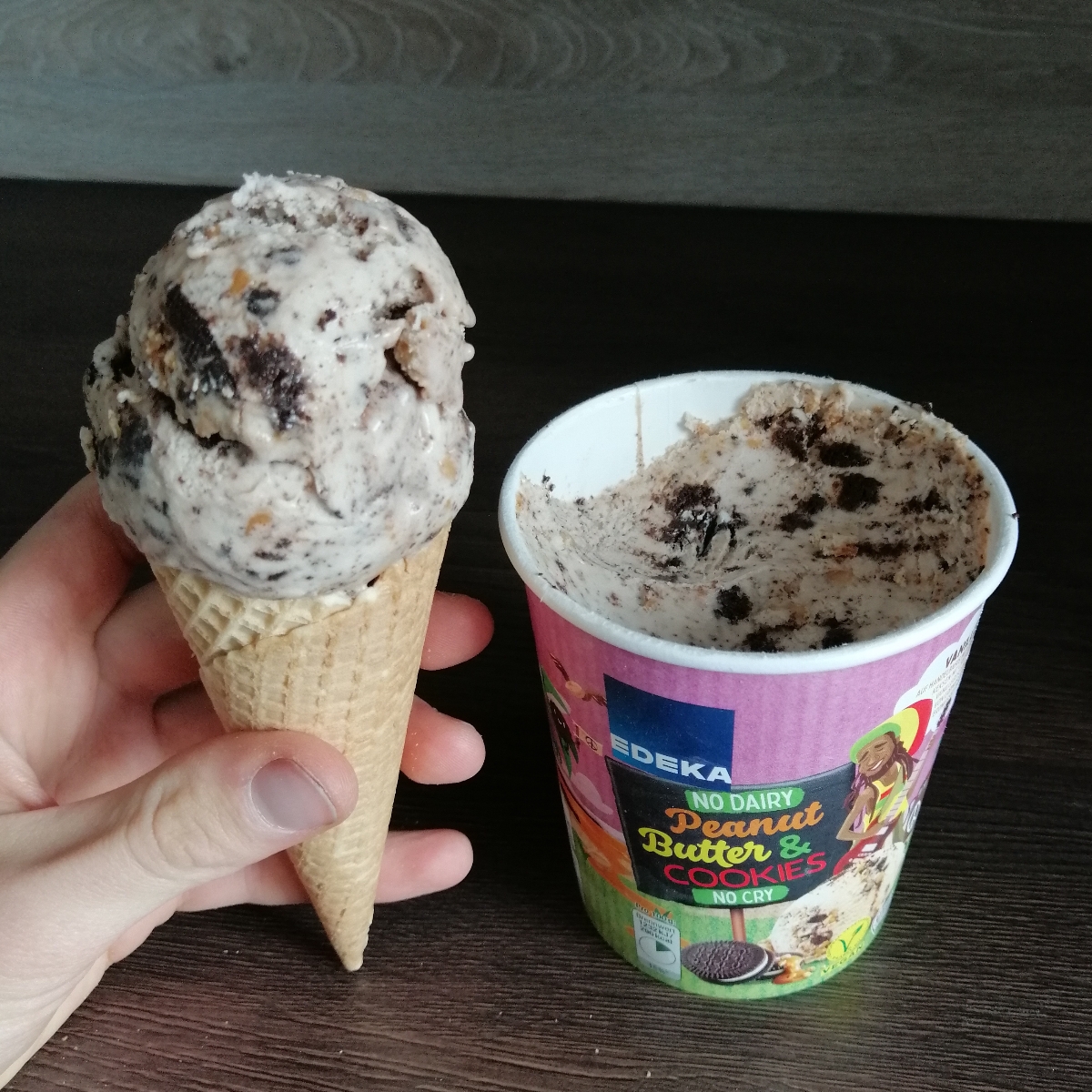 Edeka Peanut Butter & Cookies Ice Cream Reviews | abillion