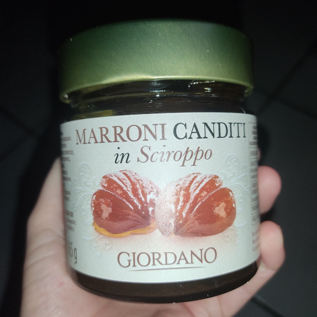 Marroni Canditi In Sciroppo from Giordano - Vegan Product Reviews ...