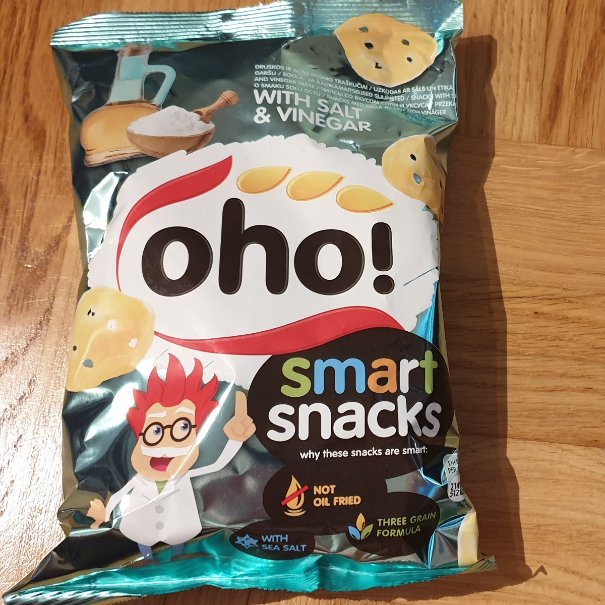 Smart snacks with salt & vinegar from Oho! - Vegan Product Reviews ...