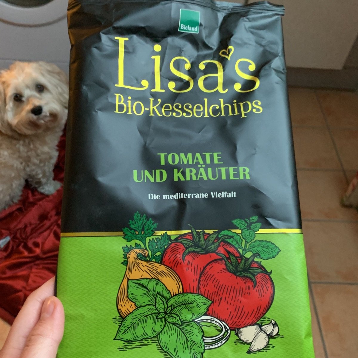 Lisa's Bio Kesselchips Tomate & Kräuter from Bioland - Vegan Product ...
