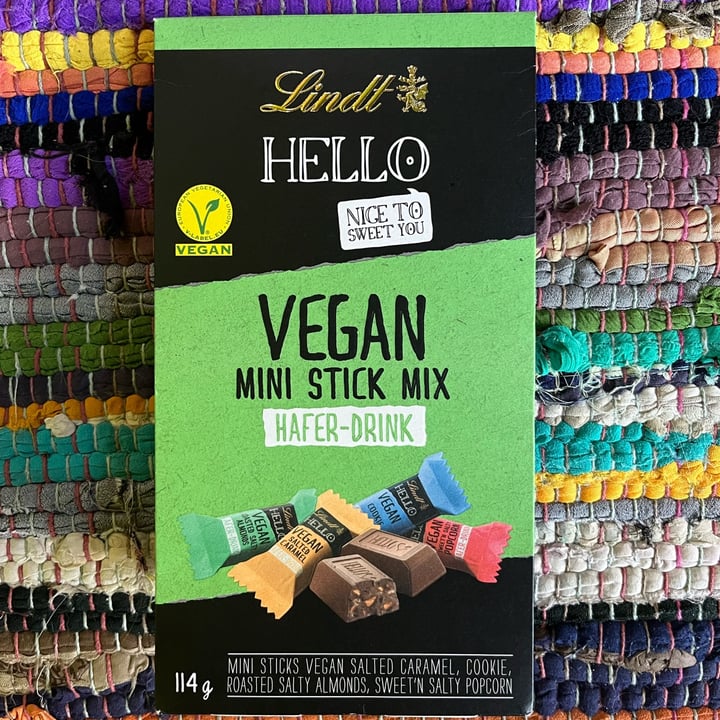 Lindt Hello vegan mini stick mix Review | abillion
