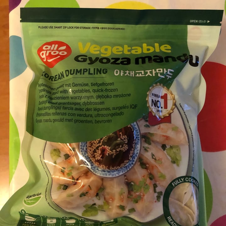 All groo Vegetable gyoza mandu Review | abillion