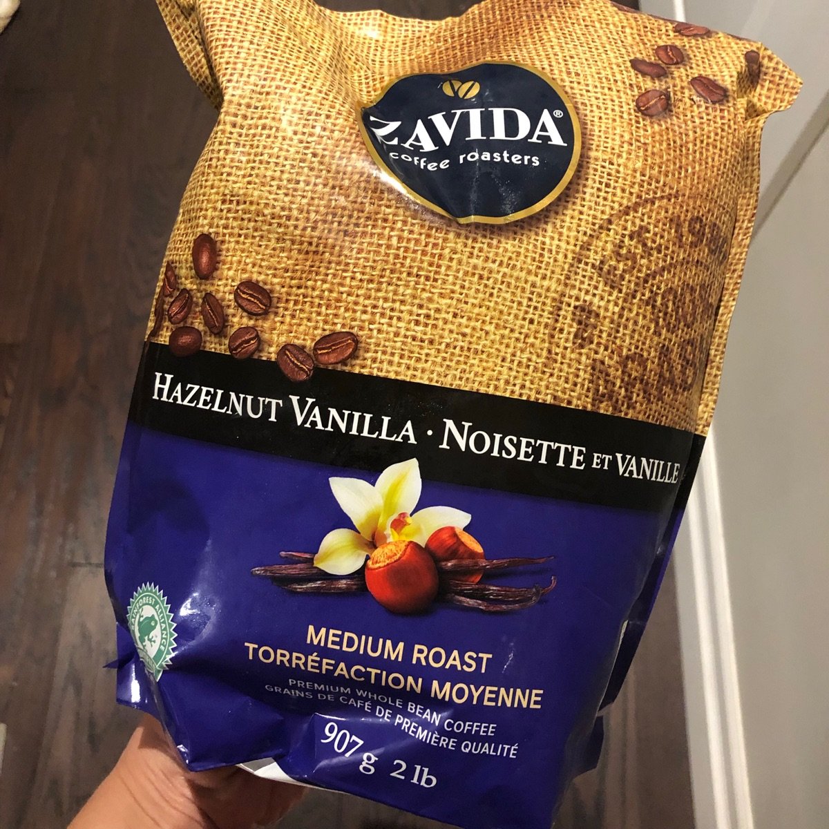 Hazelnut Vanilla Whole Bean Coffee from Zavida - Vegan Product Reviews ...