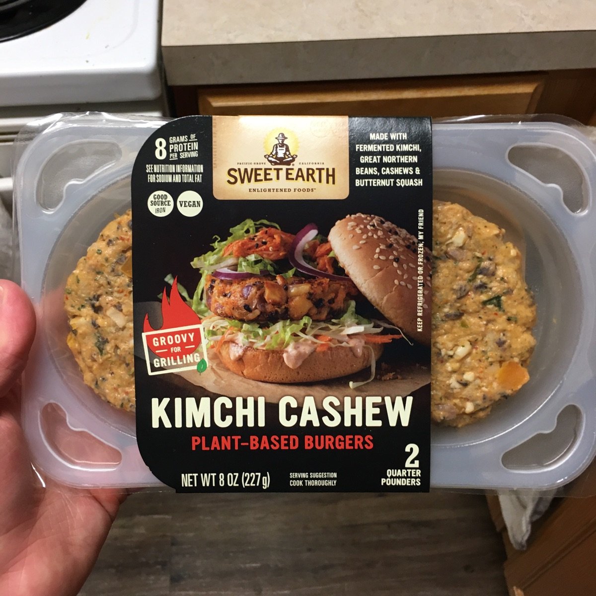 Sweet Earth Kimchi Cashew Plant Based Burgers Reviews | abillion
